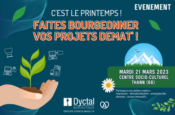 SAVE THE DATE | FAITES BOURGEONNER VOS PROJETS DEMAT'